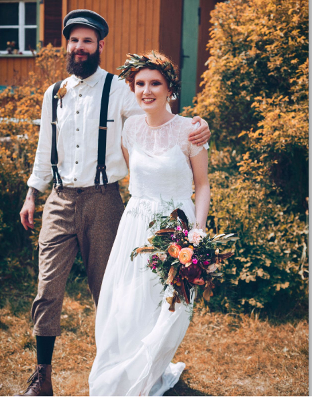 Retro-Knickerbocker in Woll Tweed - rosentreter Modedesign