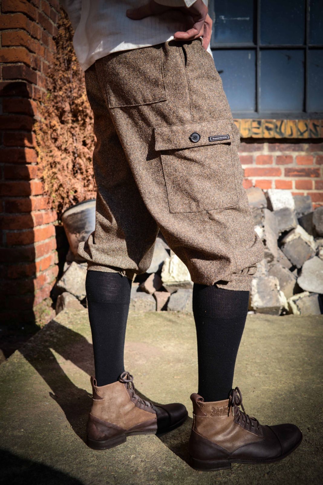 Retro-Knickerbocker in Woll Tweed - rosentreter Modedesign